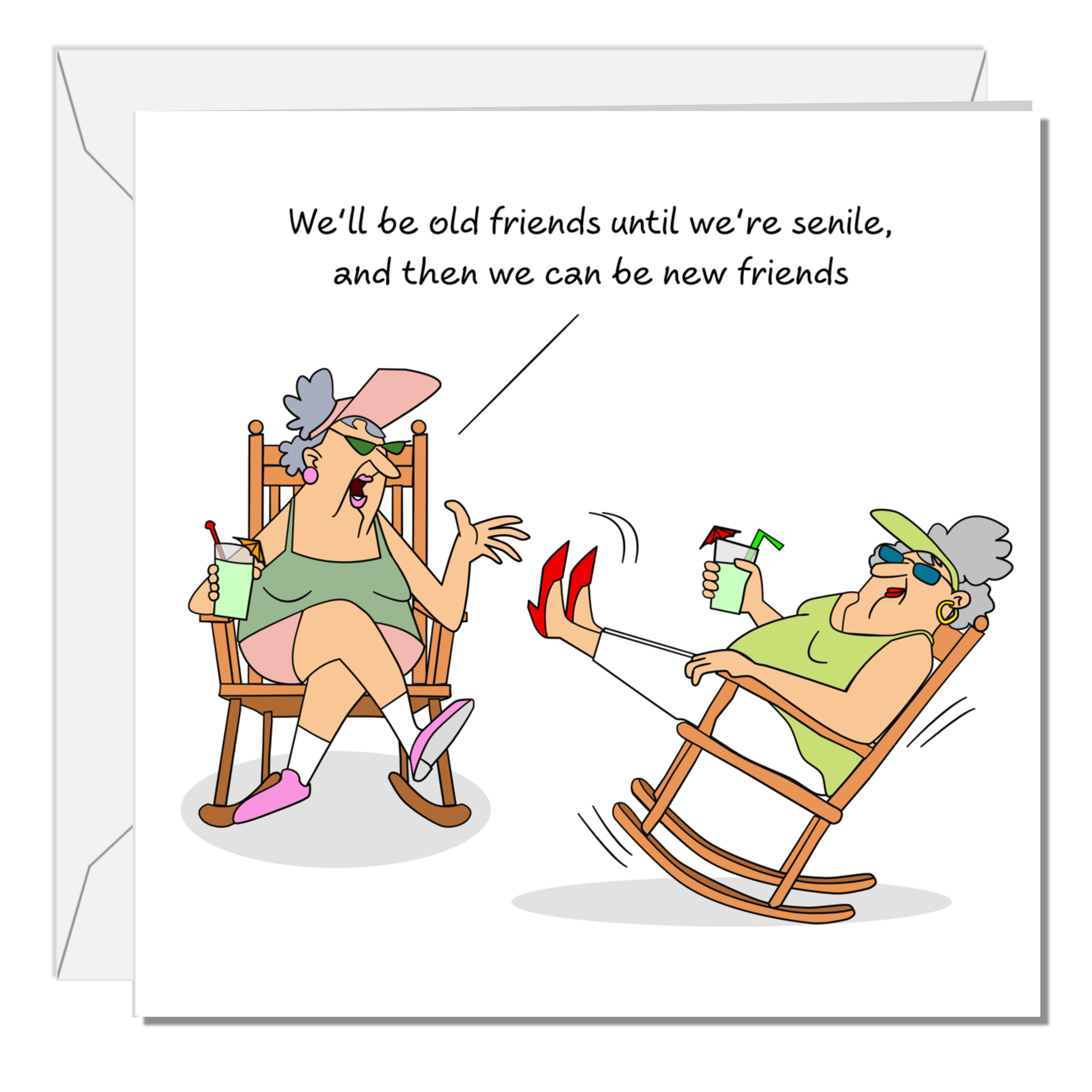 Funny Birthday card Friendship Card for her - 50th 60th 70th Birthday ...