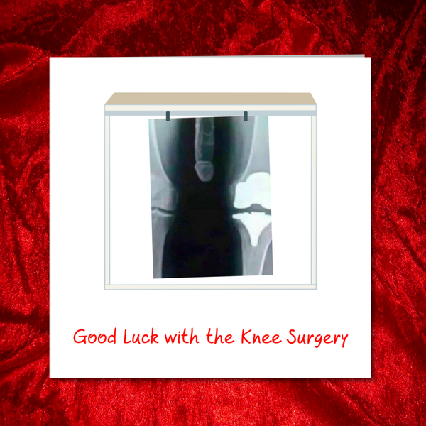 Knee Replacement Surgery Card - Get Well Soon Card, Recovery, Congratu ...