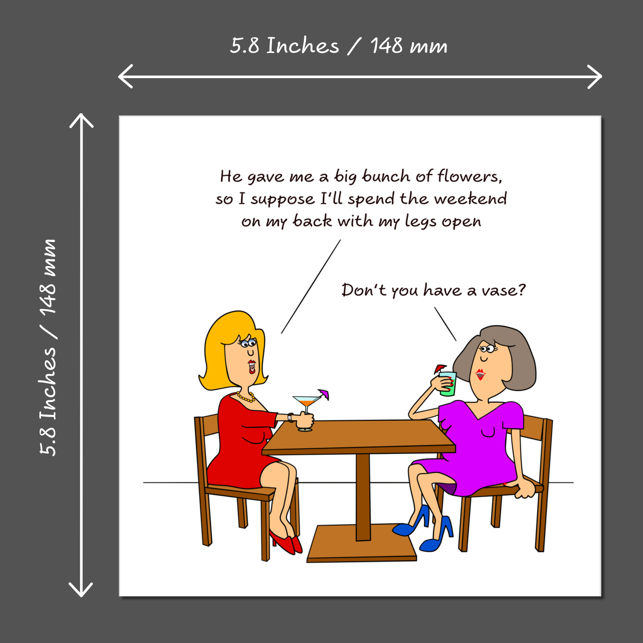 Funny Rude Birthday Card Friendship Female Friend Wife Mum Dad Humorou ...