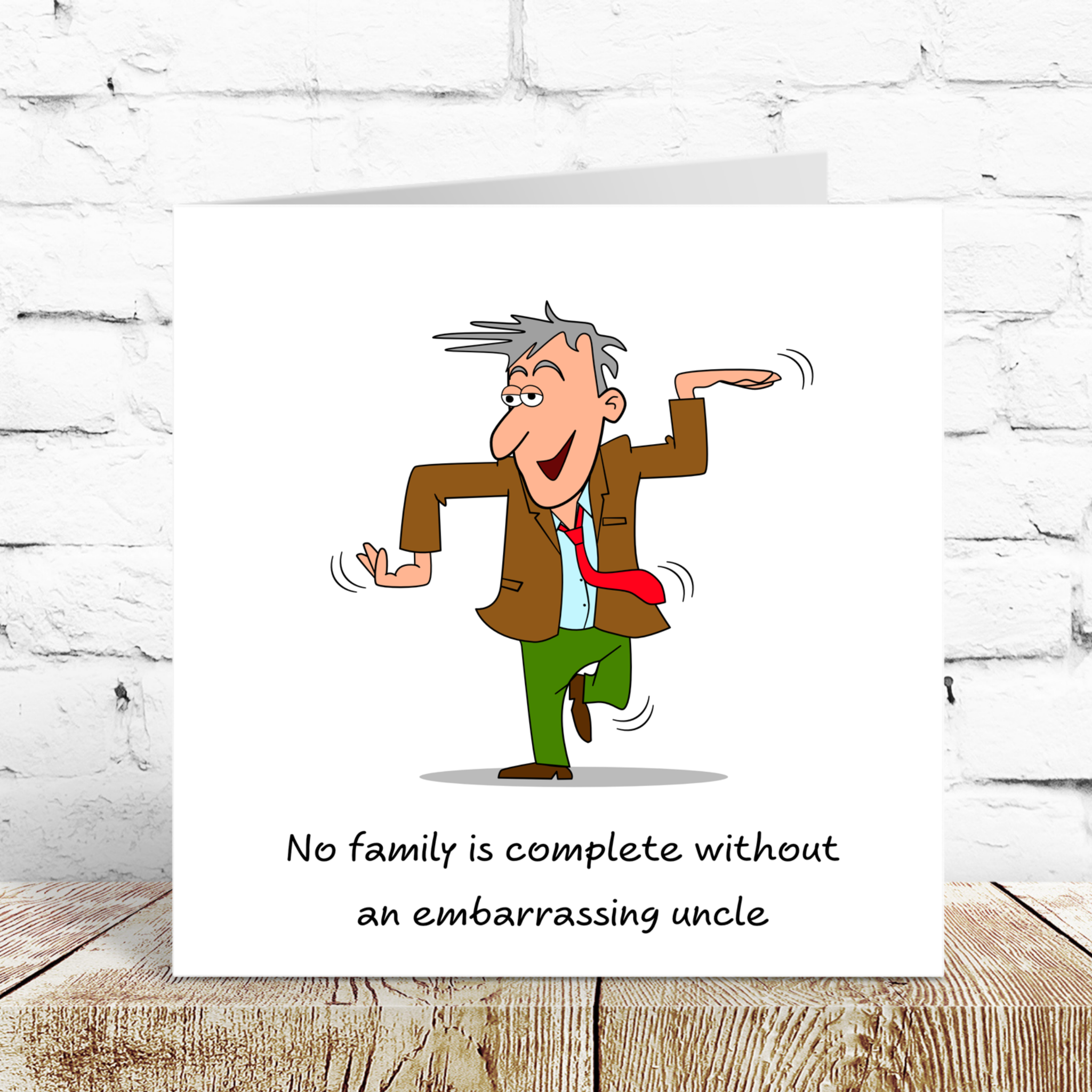 Funny Birthday Card for Special Uncle Brother - Embarrassing Humorous ...
